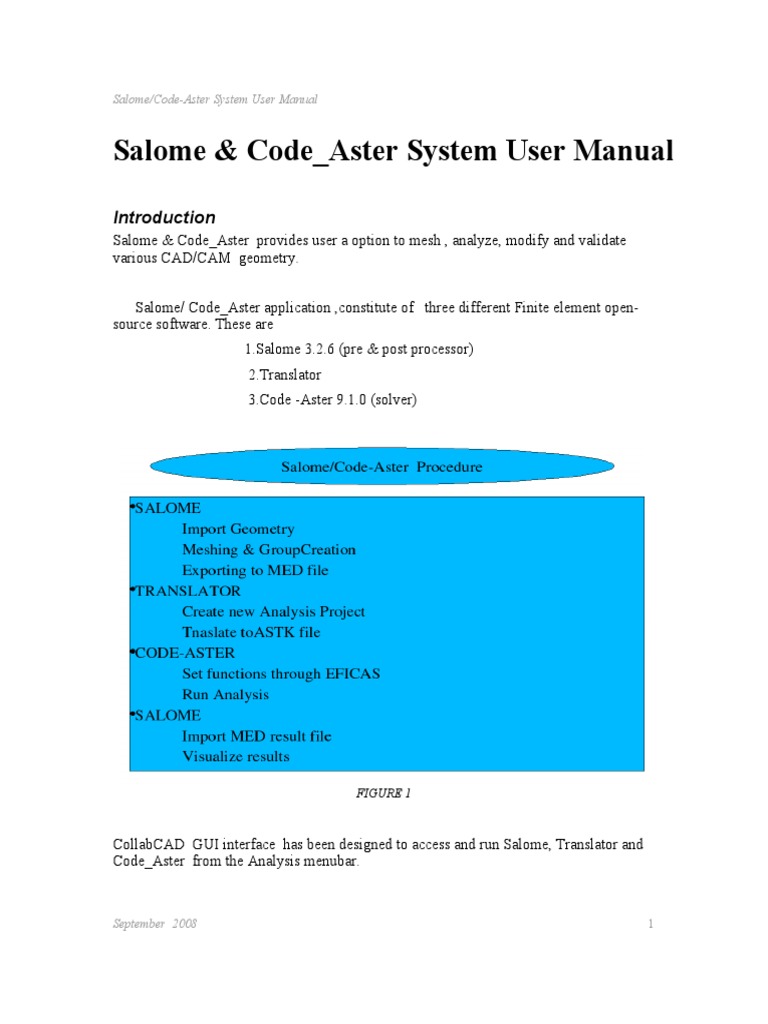 Salome Code Aster User Manual | PDF | Graphical User Interfaces | Computer File