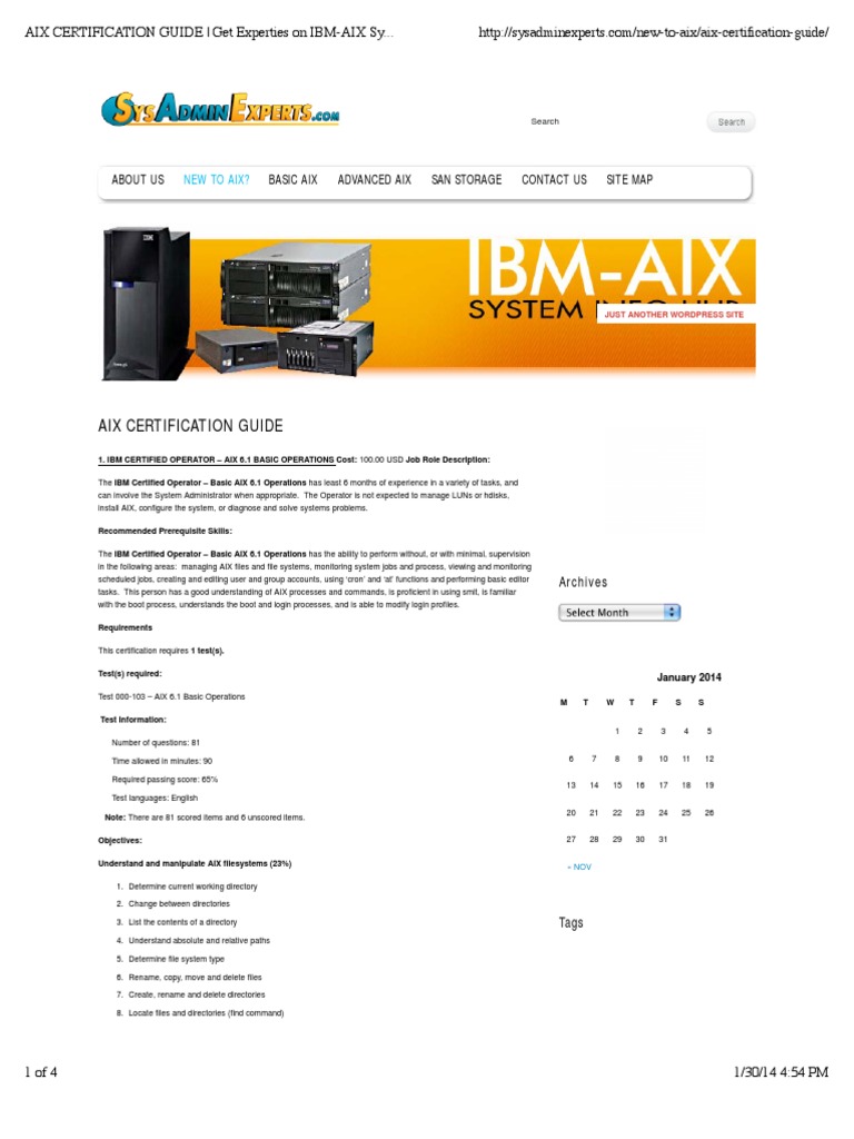 Aix Certification Guide Get Experties On Ibm Aix System Administration File System