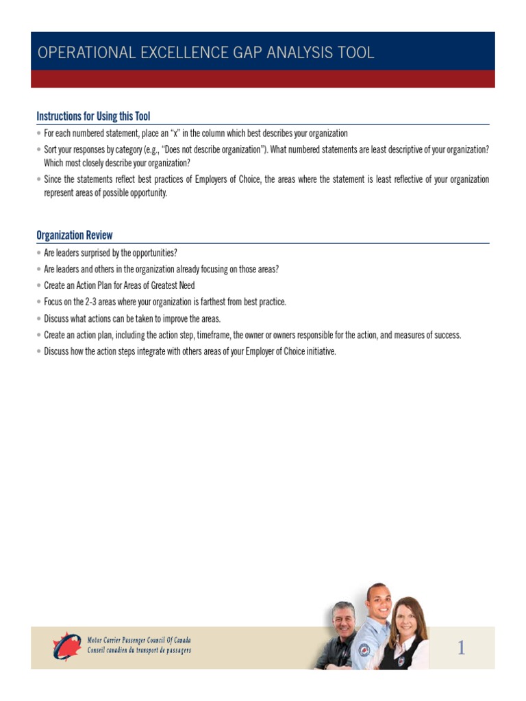 Operational Excellence Gap Analysis Tool | PDF | Accountability ...