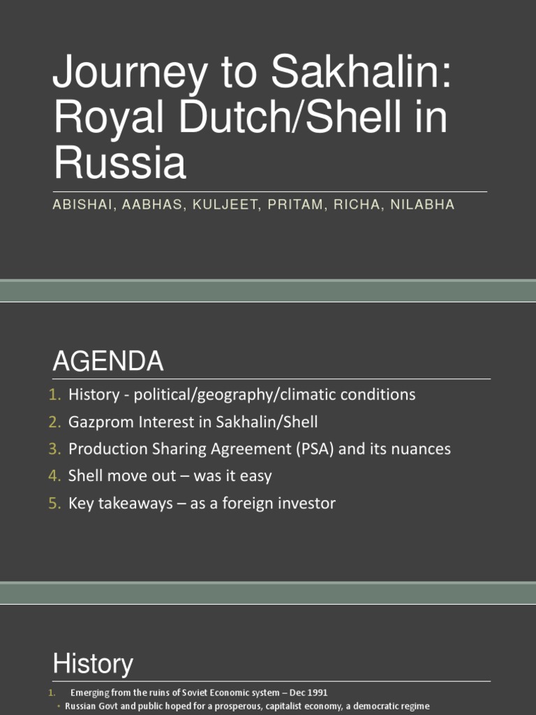 Journey To Sakhalin | PDF | Royal Dutch Shell | Soviet Union