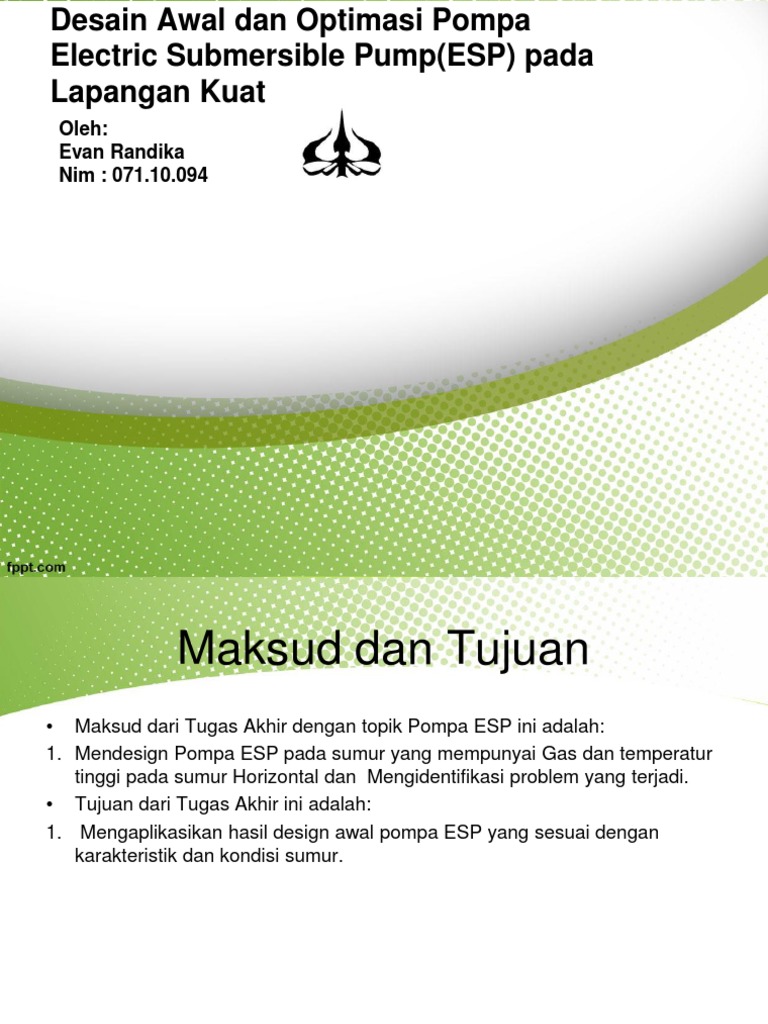 Pompa ESP | PDF | Komputer