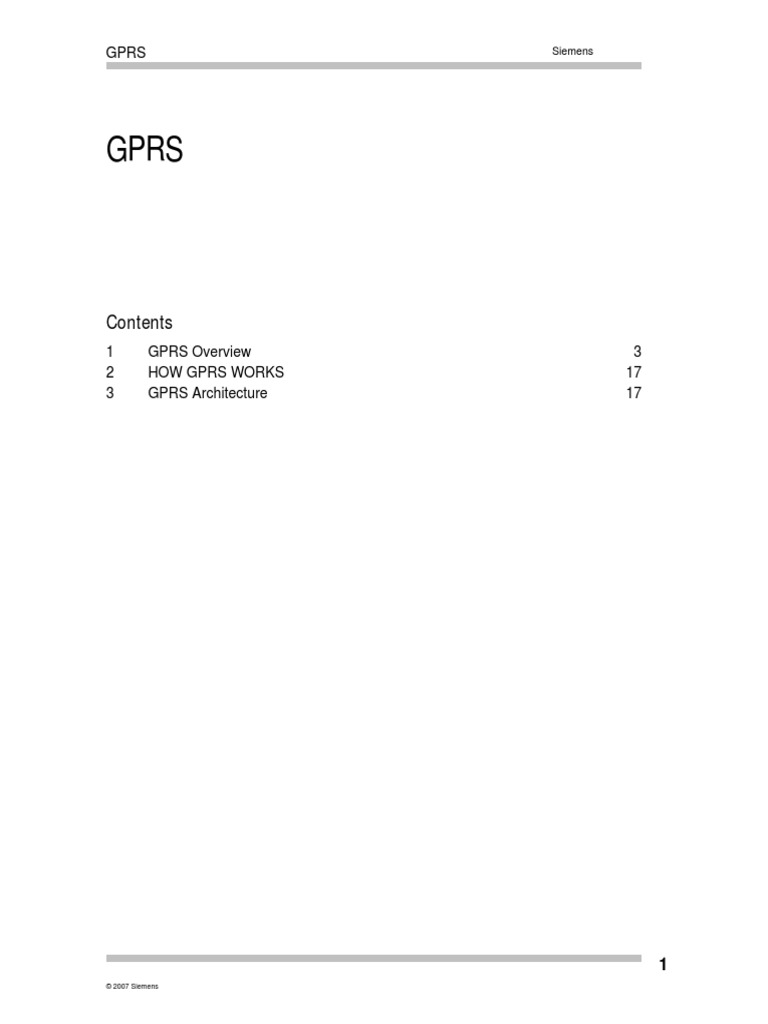 GPRS Overview | PDF | General Packet Radio Service | Telecommunications ...