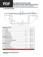 Buku Standard Box Culvert Tipe Single | PDF