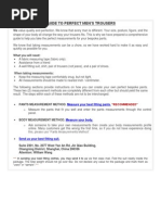Anatomy of Pants: Key Components Explained | PDF | Trousers | Seam (Sewing)