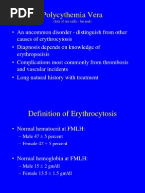 Types Of Polycythemia