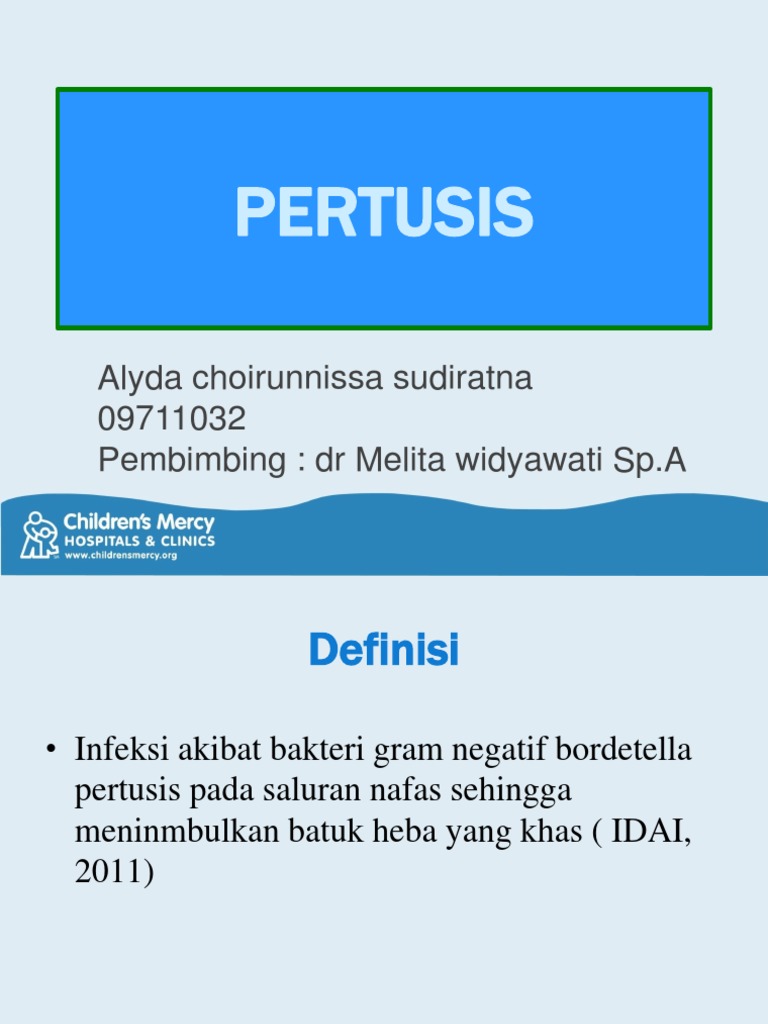 Pertusis | PDF