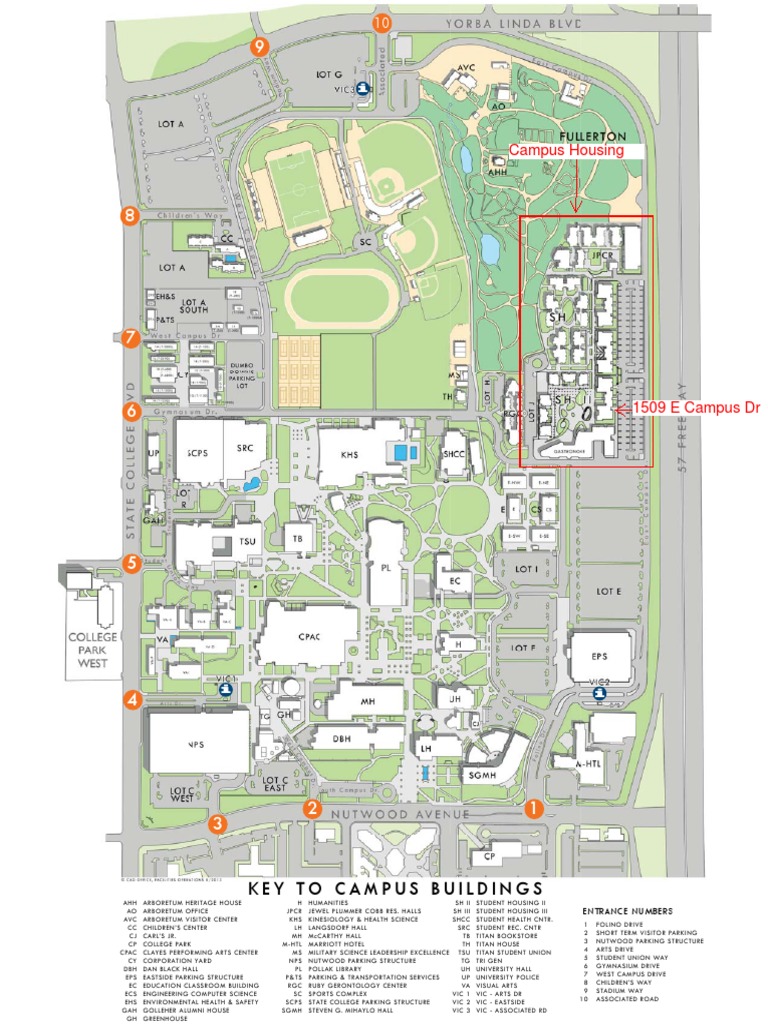 CSUF Campus Map | PDF