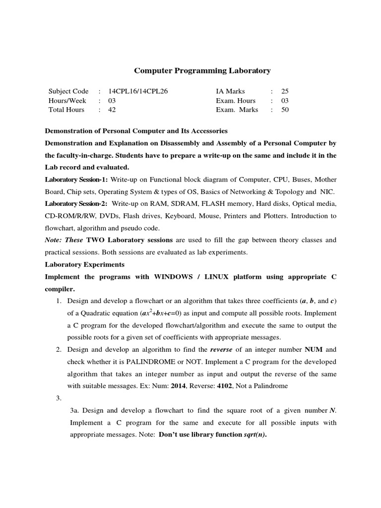 CPL | PDF | C (Programming Language) | Matrix (Mathematics)