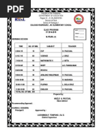 Sample of Multigrade Class Program | PDF | Learning