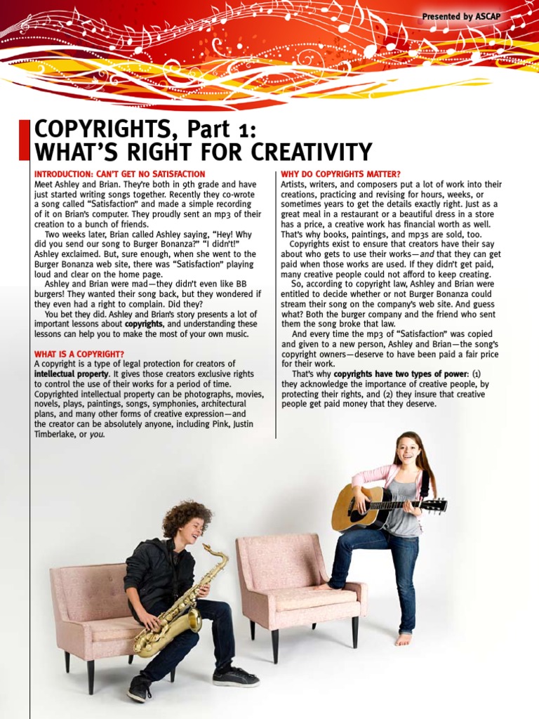 Ascap Copyright Lesson Planshort | PDF | Copyright Infringement | Copyright