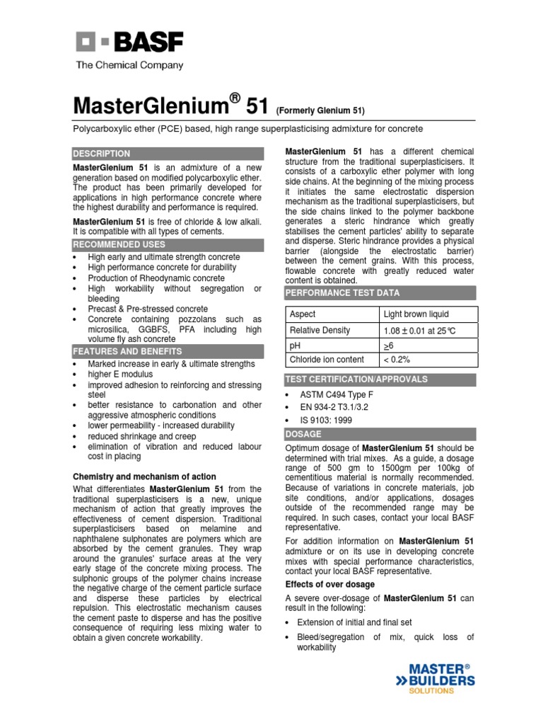 MasterGlenium 51 v1 | Concrete