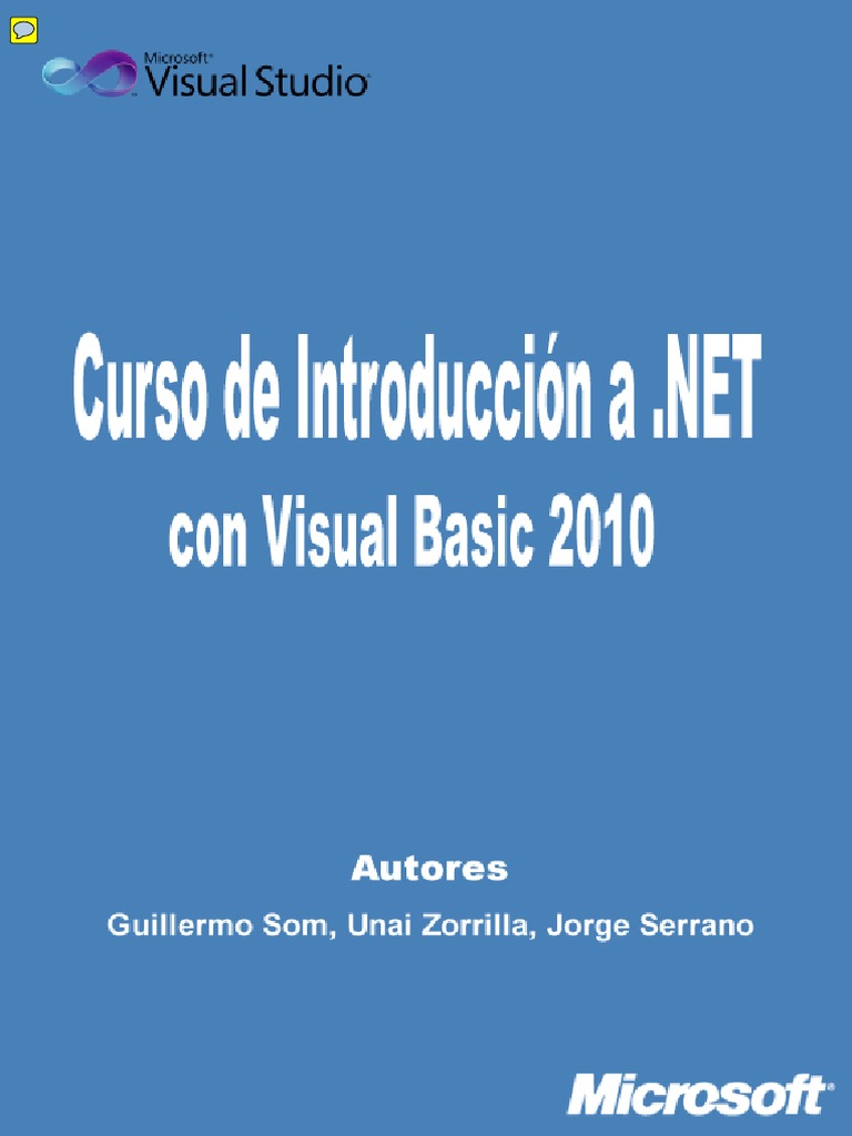 Curso de Introducción Net Con Visual Basic 2010 | PDF | .NET Framework | Consulta integrada de ...