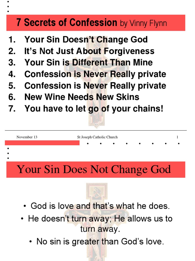 7 Secrets of Confession | PDF | Confession (Religion) | Catholic Church