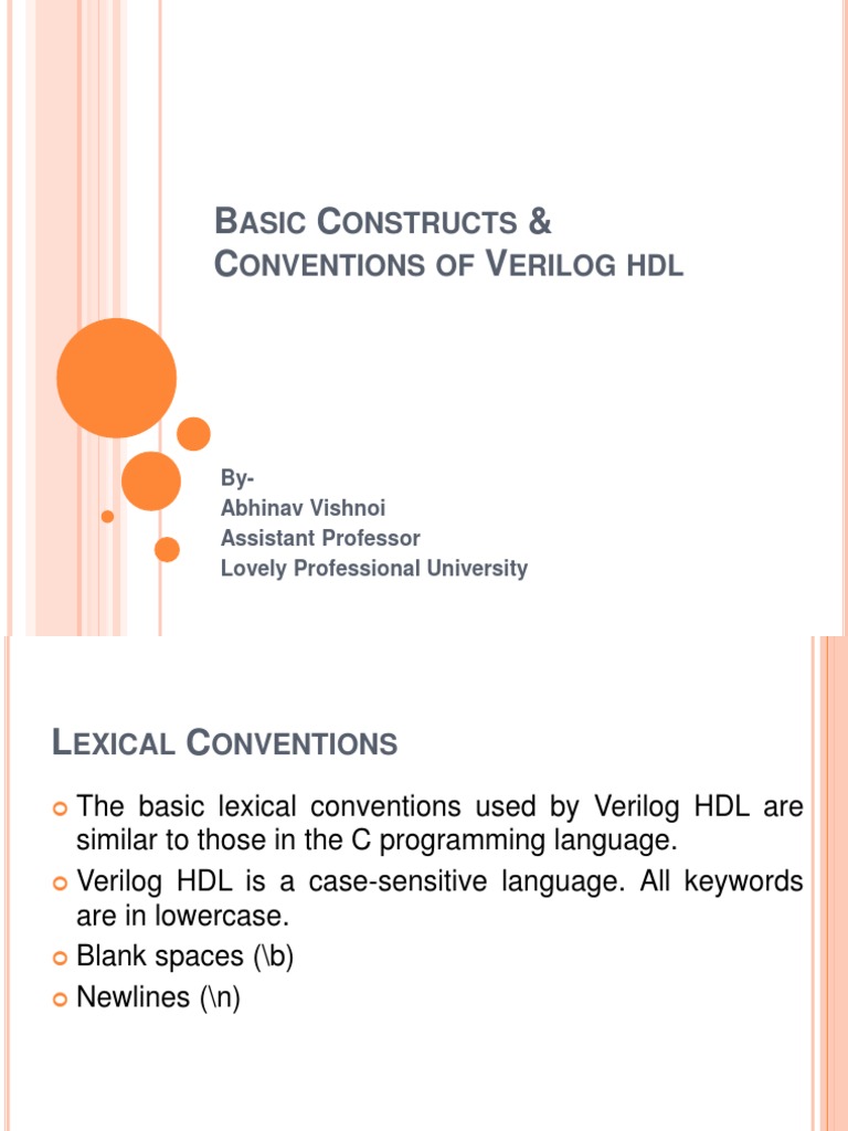 Lect 2 Lexical Conventions Pdf Top Down And Bottom Up Design 