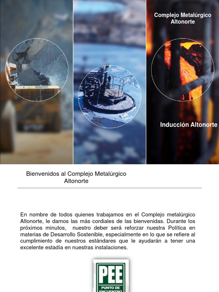 Inducción al Complejo Metalúrgico Altonorte | PDF | Desarrollo ...