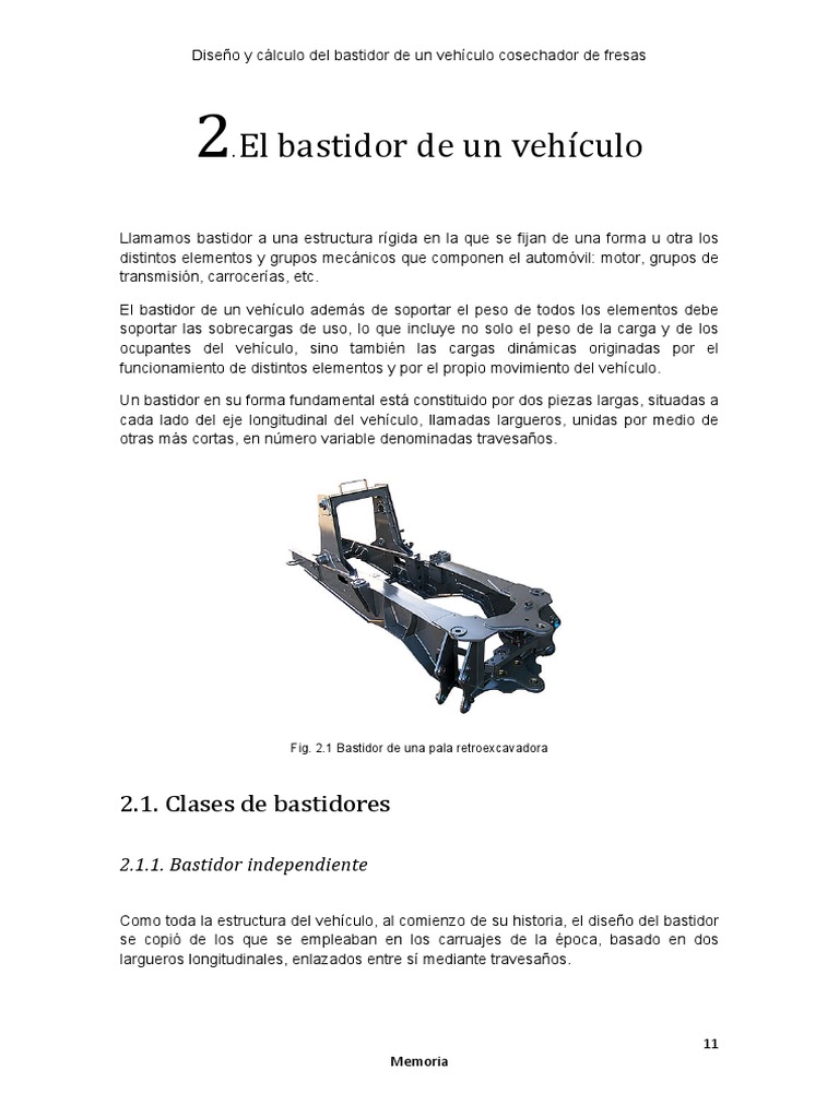 Capitulo 2 El Bastidor de Un Vehiculo | Automobiles | Wheeled Vehicles