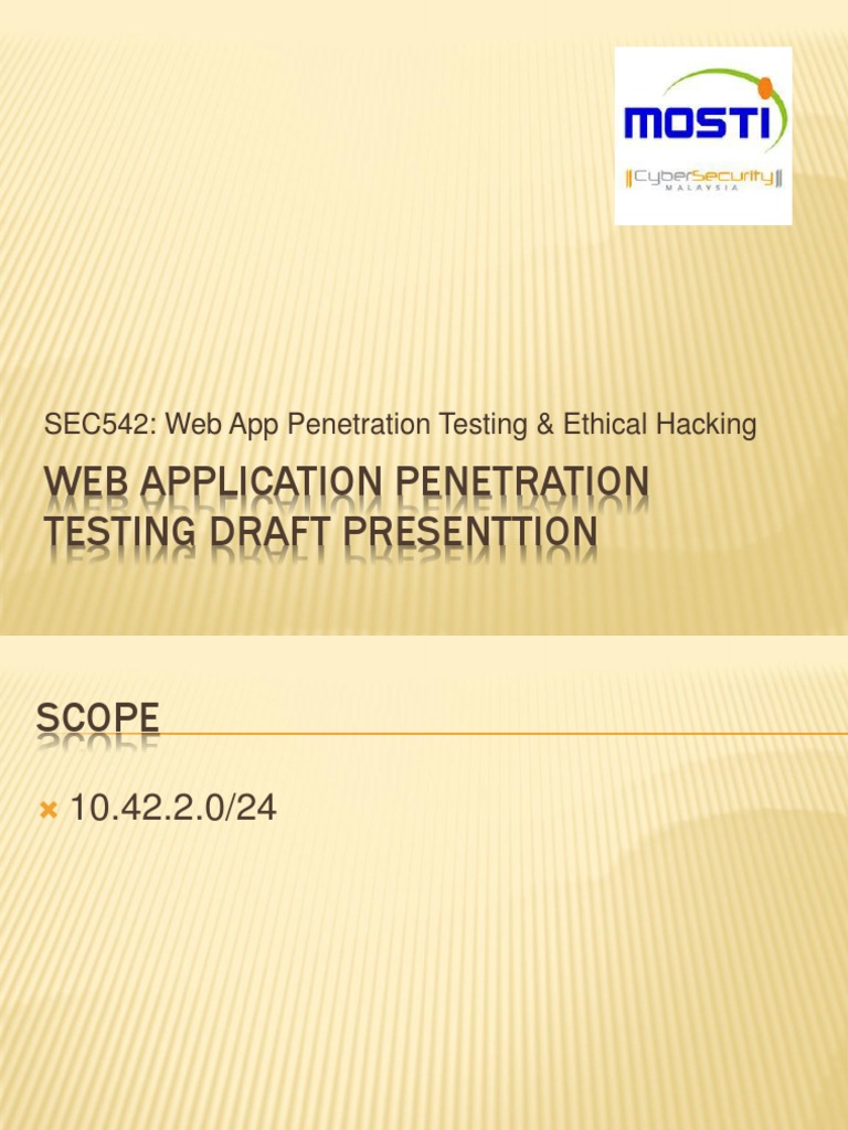 SEC542 CTF Draft Presentation | PDF