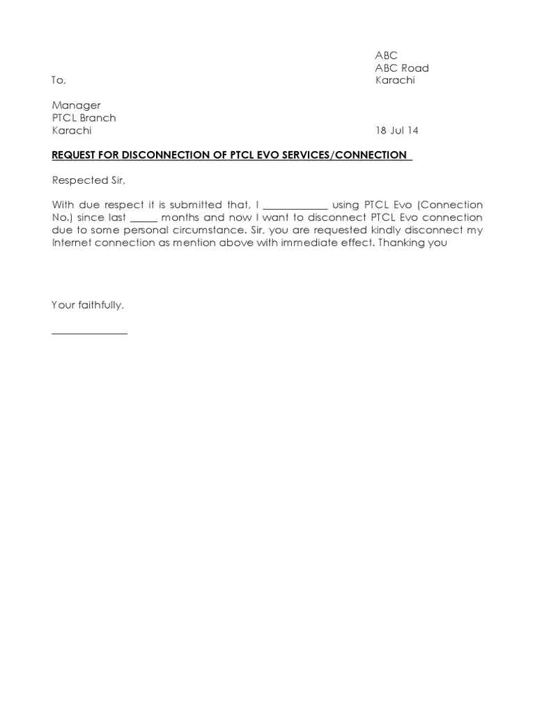 letter-for-internet-disconnection-business