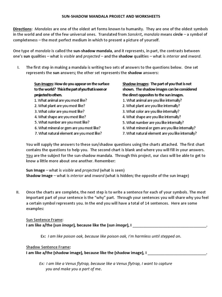 Mandala - Project Sun Shadow | Download Free PDF | Mandala | Gemstone