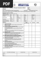 Post Pour Inspection Checklist | PDF | Concrete | Precast Concrete