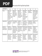 Speaking and Writing Rubrics | PDF | Speech | Reading Comprehension