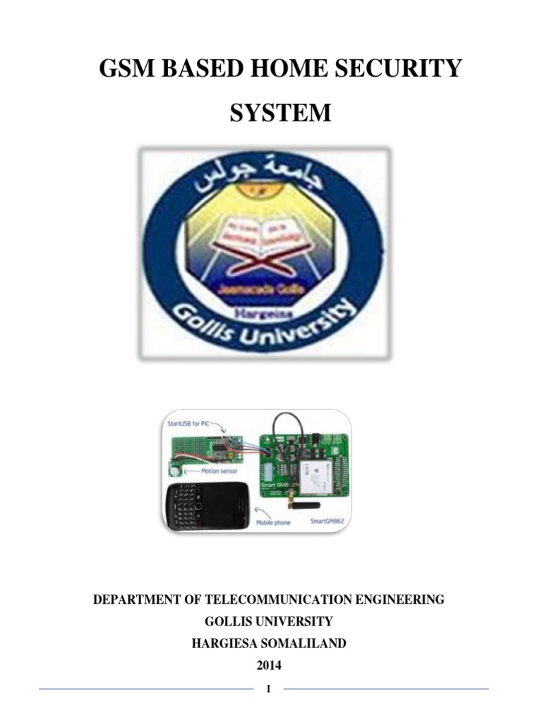GSM Based Home Security System | PDF | Routing | Short Message Service