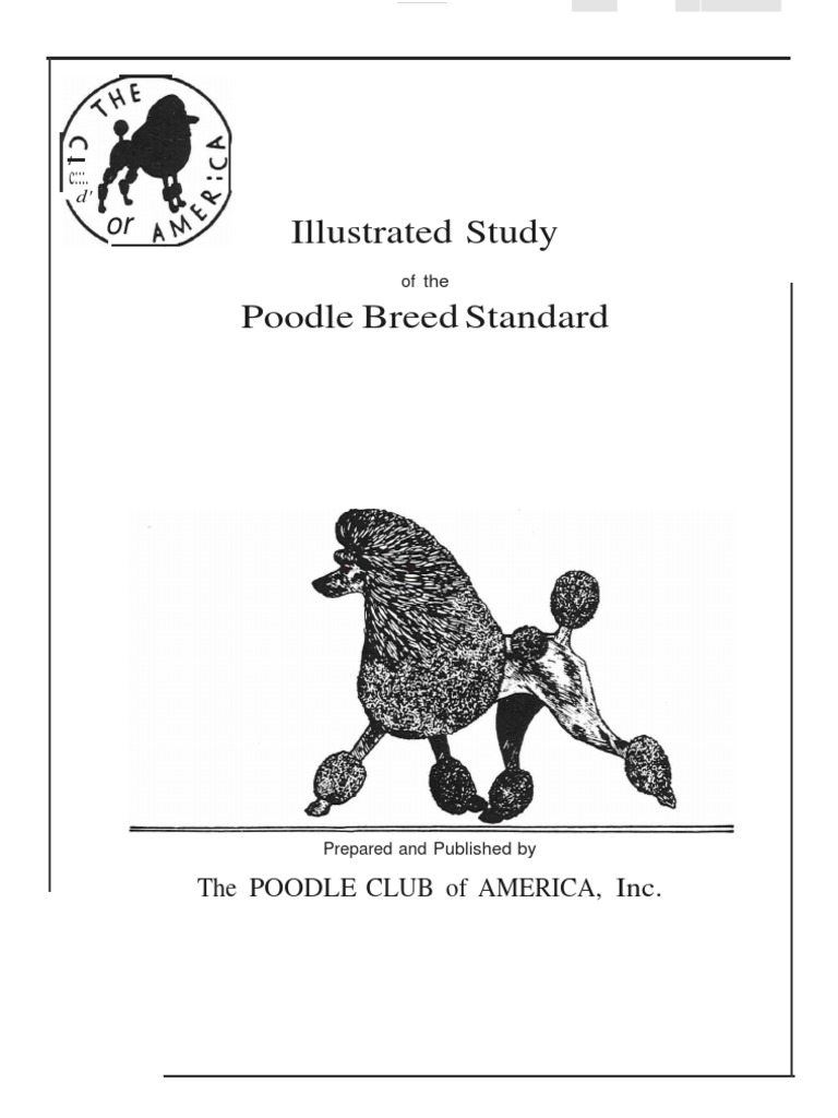 Illustratedstandard | PDF | Poodle | Horse Gait