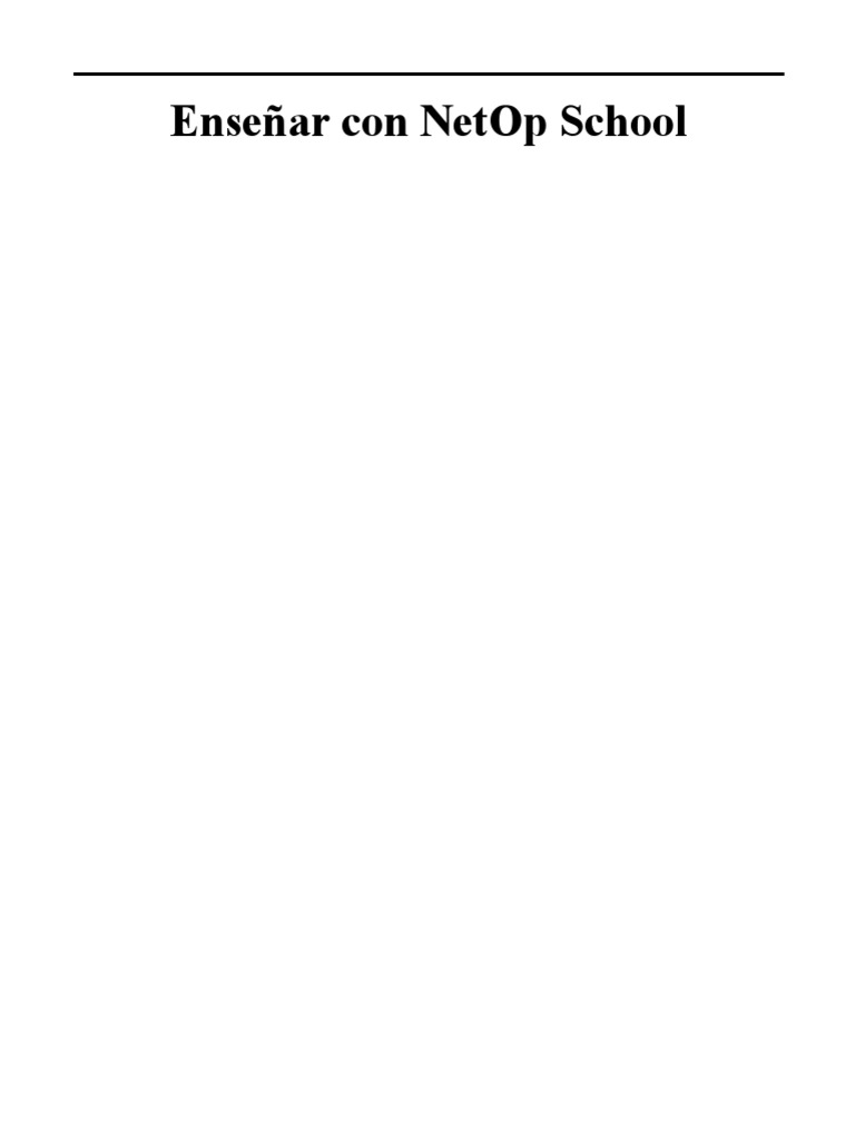 Tutorial de NetOp School | PDF | Point and Click | Ventana (informática)