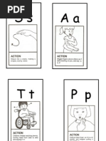 Jolly Phonics Action Cards | PDF