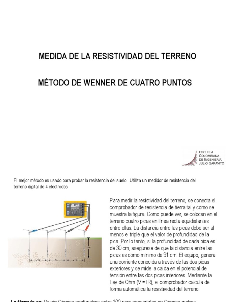 Metodo Wenner | PDF