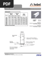Ficha Técnica de Block Hebel | PDF