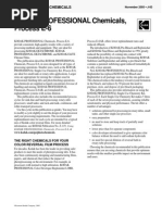 RA4 Process Technical Bulletin | PDF | Chemistry | Chemical Substances