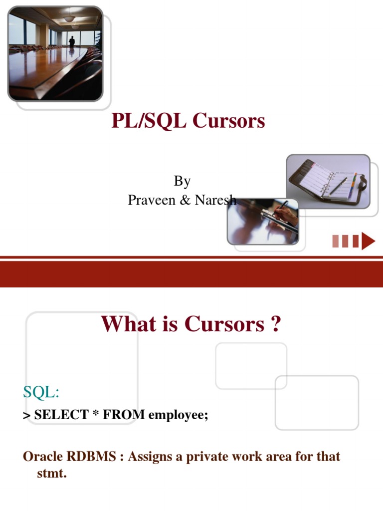 Understanding PL/SQL Cursors | PDF | Pl/Sql | Sql