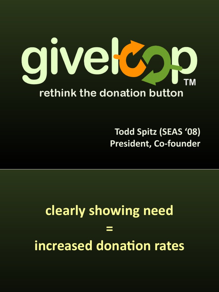Rethinking the Donation Button | PDF