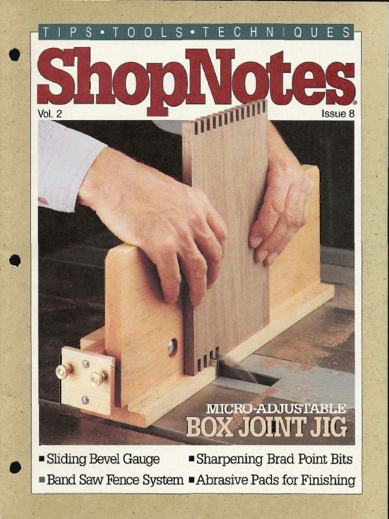ShopNotes Issue 08 | PDF | Metalworking | Woodworking