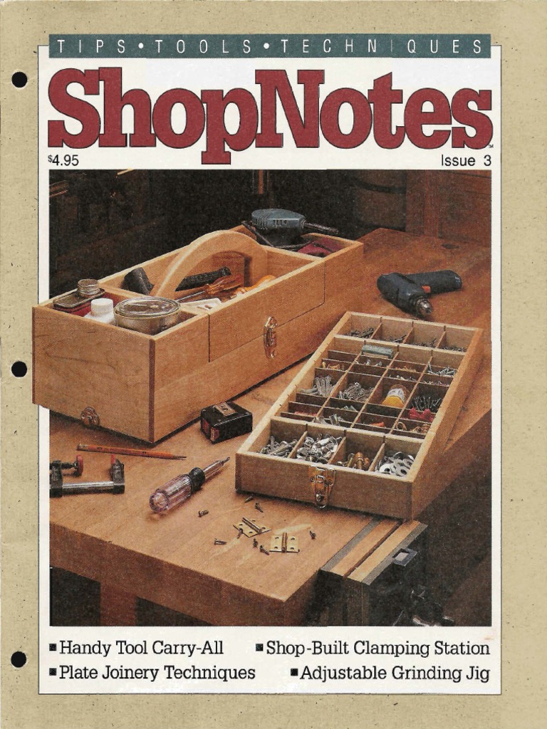 ShopNotes Issue 03 | PDF | Equipment | Industrial Processes