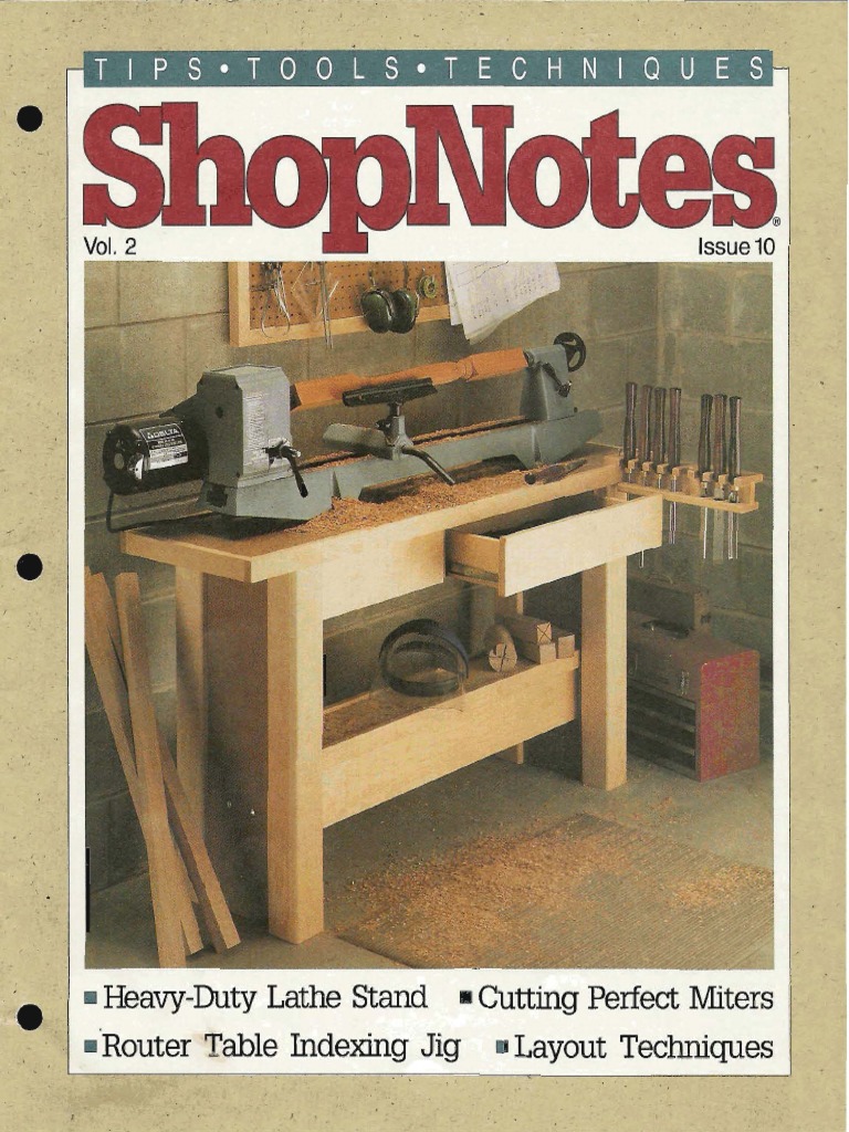 ShopNotes Issue 10 | PDF | Screw | Nut (Hardware)