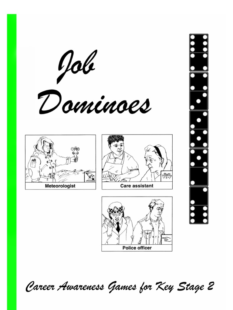 Job Dominoes: Career Awareness Card Games For Key Stage 2/3 | PDF ...