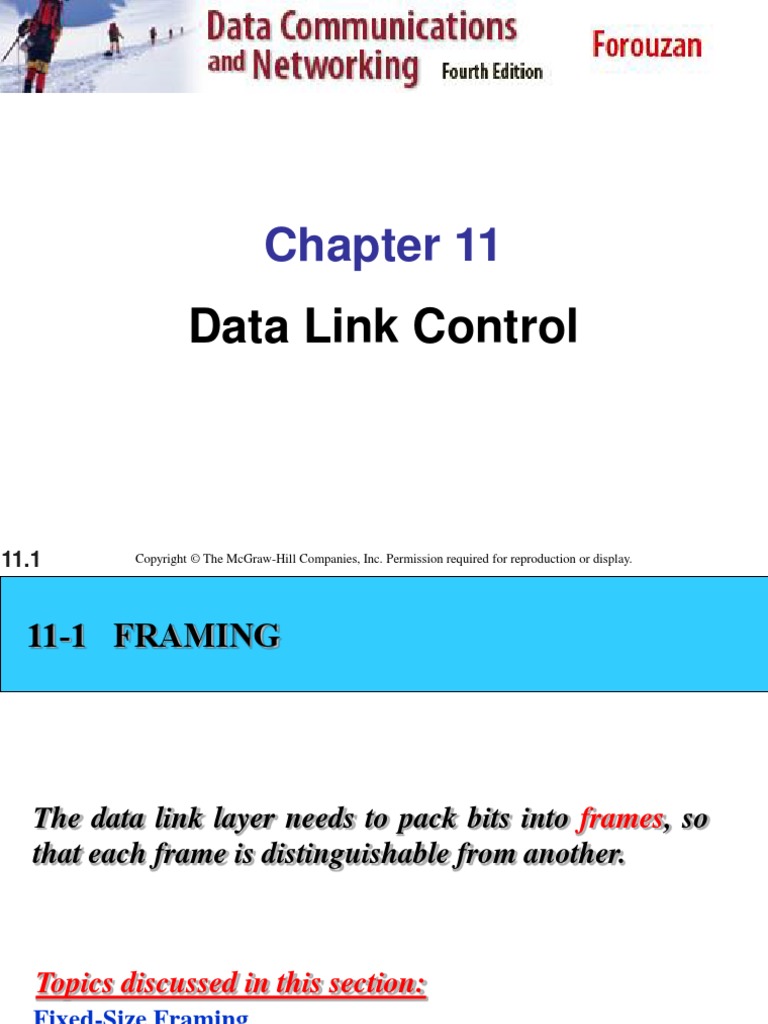Data Link Control Framing | PDF | Data | Media Technology