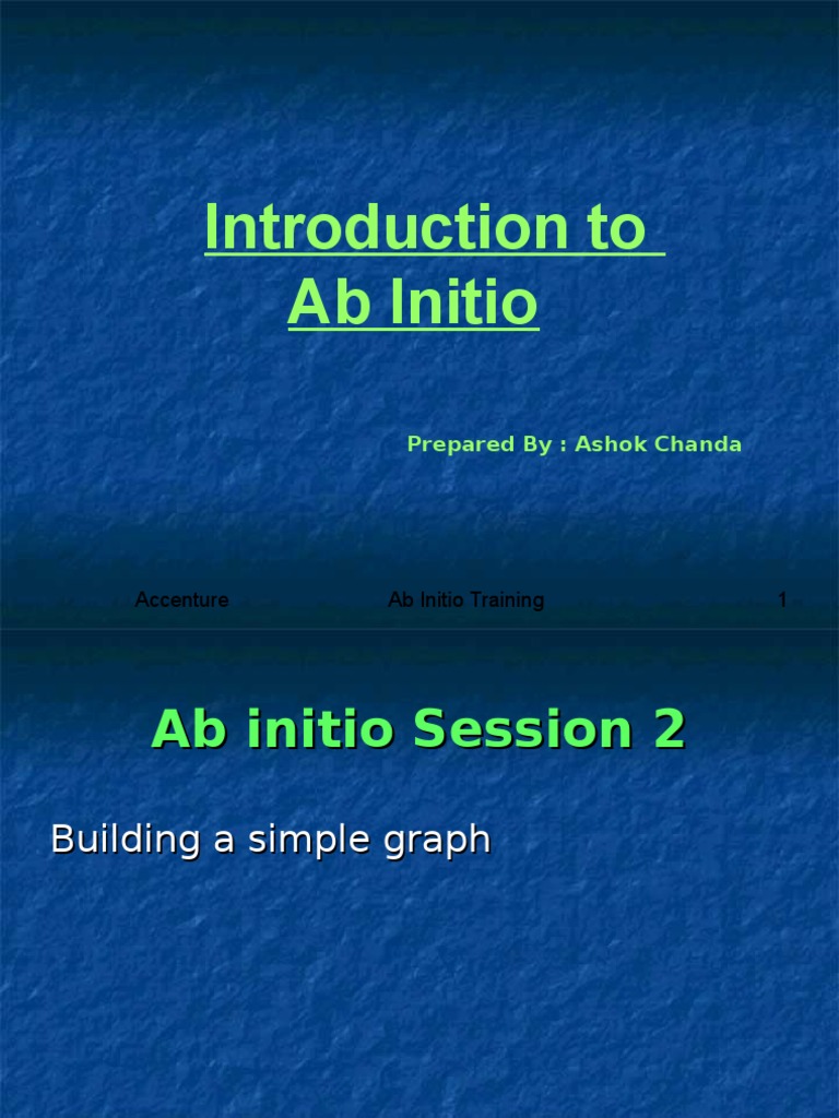 02 Building Simple Ab Initio Graphs | PDF | Parameter (Computer Programming) | Databases