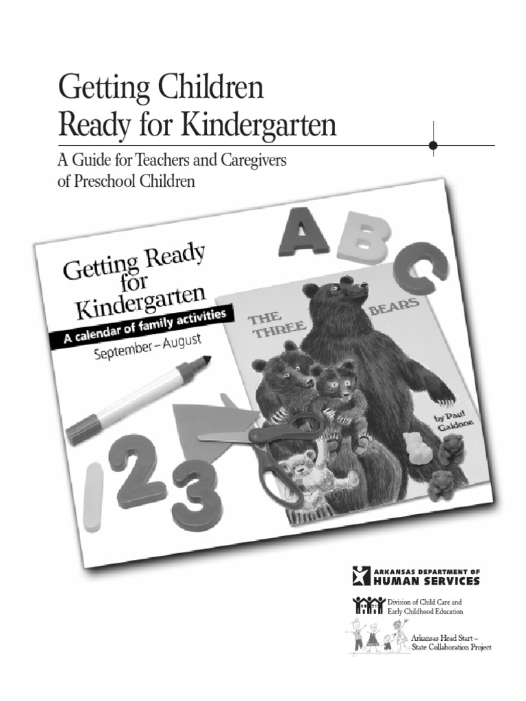 Kindergarten Readiness Guide | PDF | Early Childhood Education ...