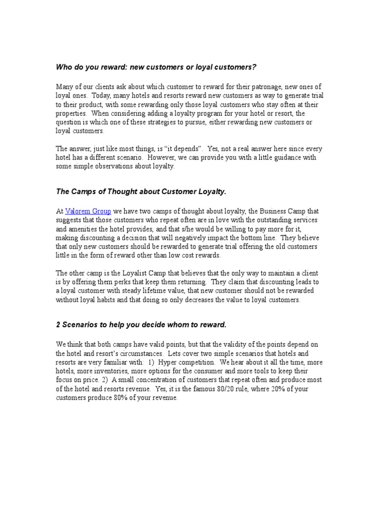 Hotel Customer Loyalty Tips | PDF | Loyalty Program | Hotel Hotel Customer Loyalty Tips | PDF | Loyalty Program | Hotel