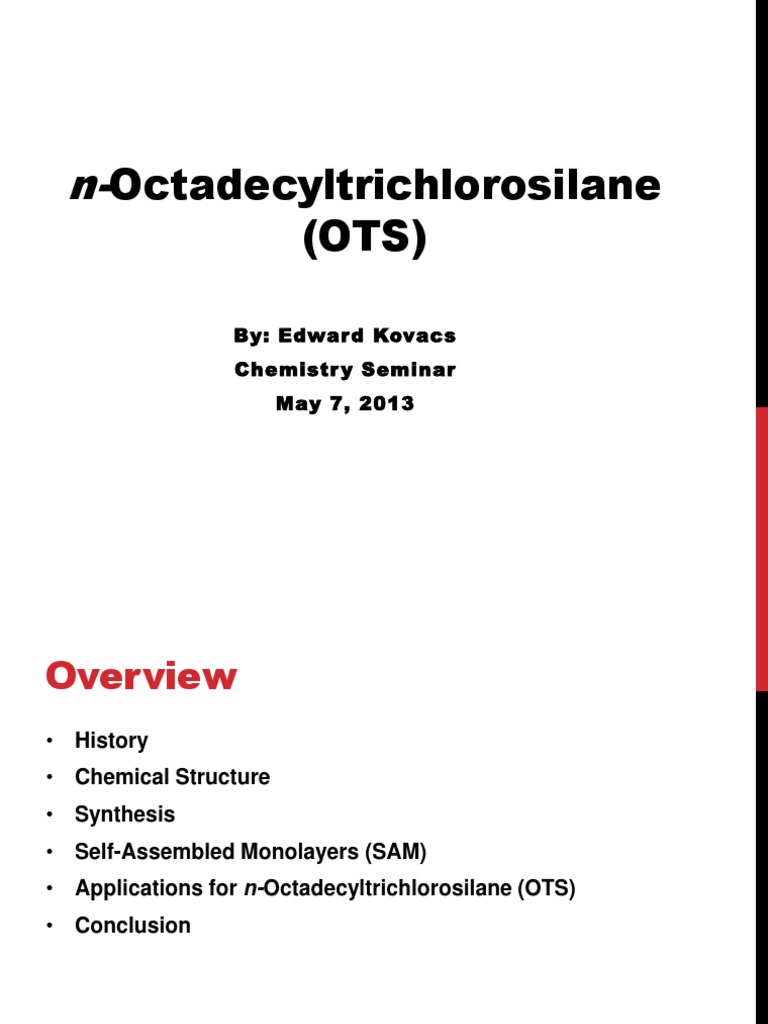 n-Octadecyltrichlorosilane Overview | PDF