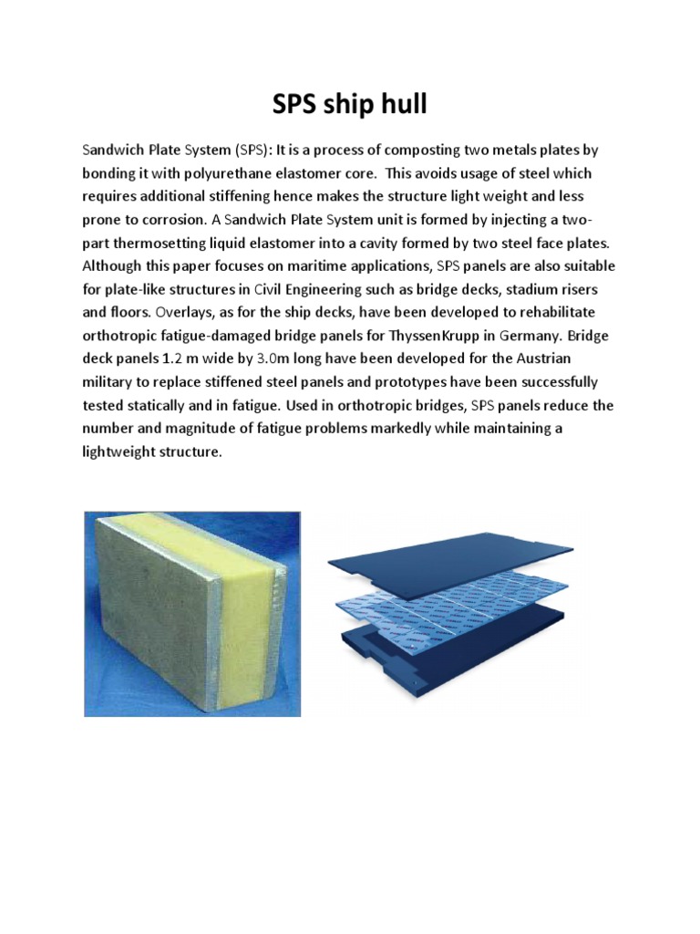 Lightweight SPS Ship Hull Technology | PDF