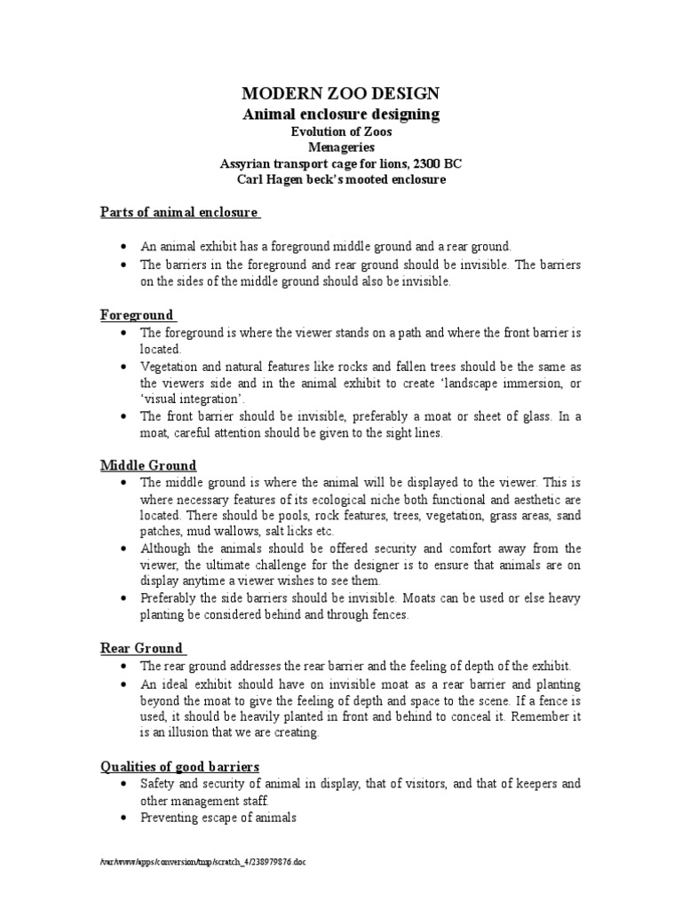 Modern Zoo Enclosure Design: A Comprehensive Guide to Creating ...