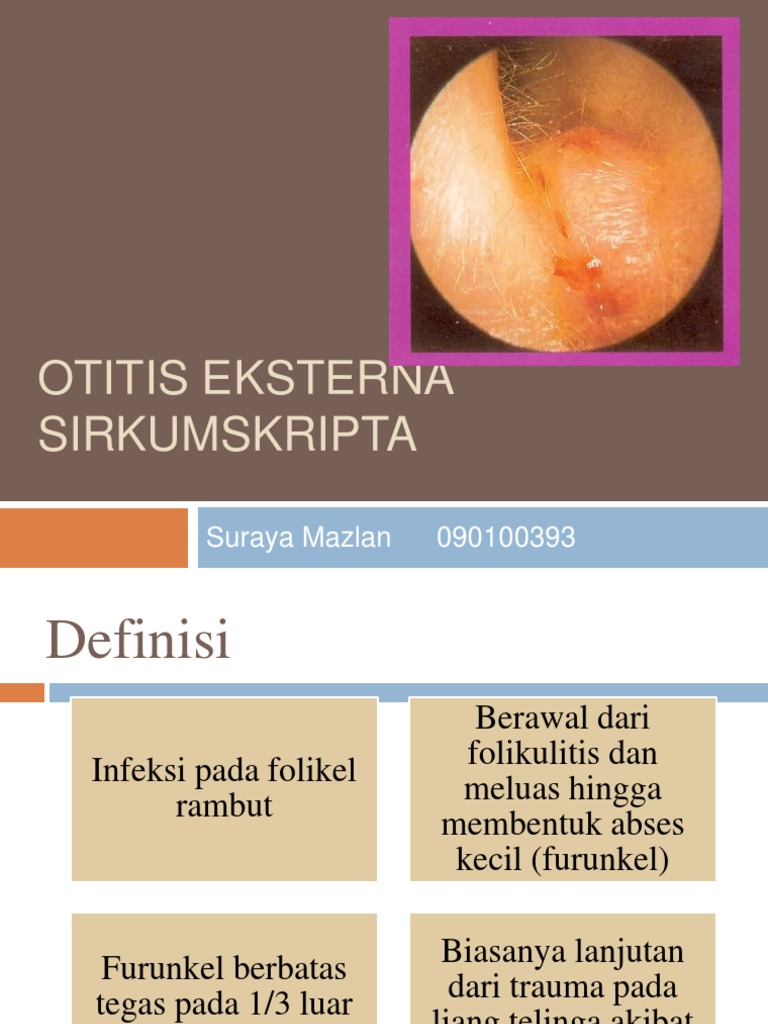 Otitis Eksterna Sirkumskripta | PDF