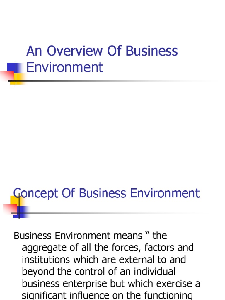 Understanding Business Environment Factors | PDF | Natural Environment ...