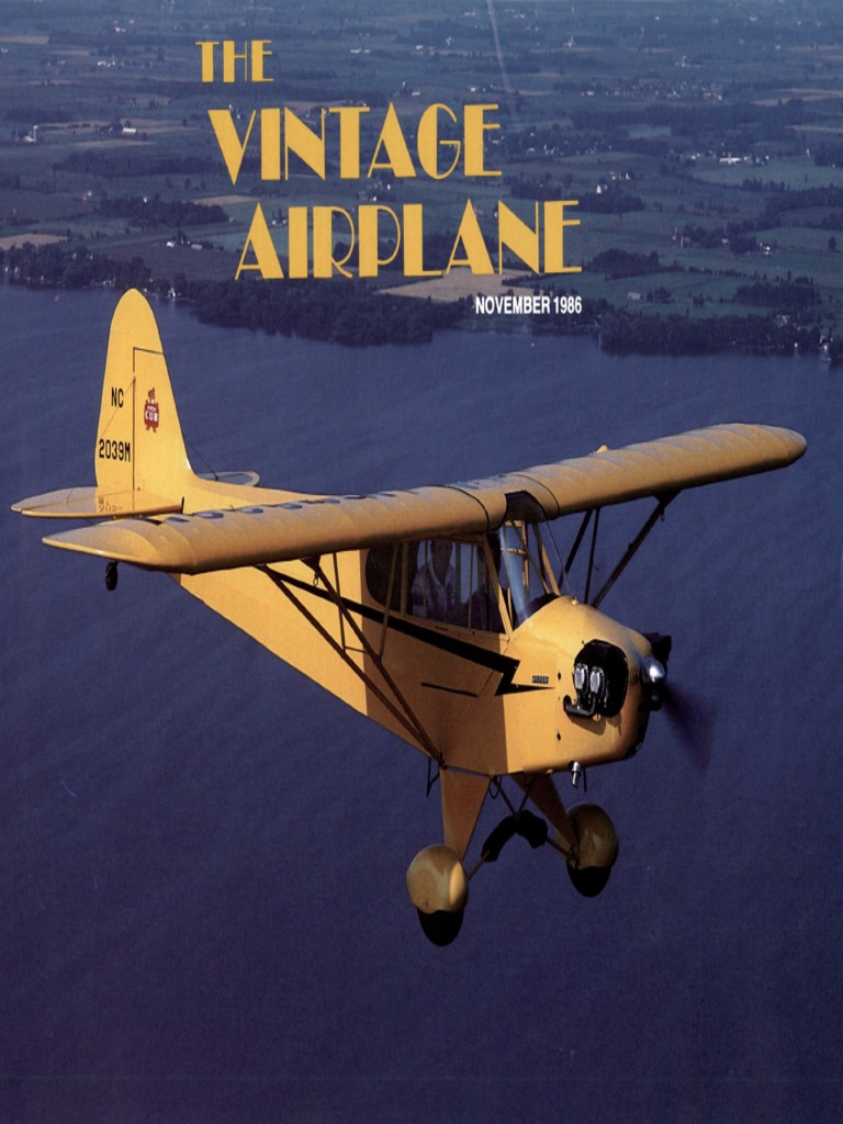 Vintage Airplane - Nov 1986 | PDF | Experimental Aircraft Association ...