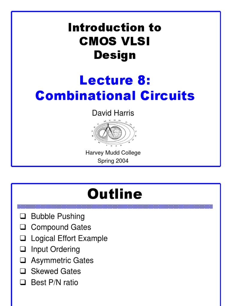 VLSI Combinational Circuit Design | PDF | Logic Gate | Cmos