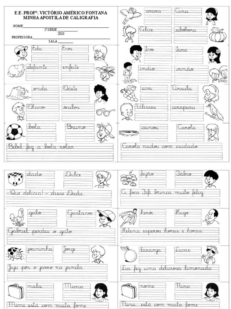 Apostila de Caligrafia